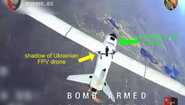 Ucrania destruyó un dron ruso Merlin-VR, un vehículo aéreo no tripulado ...